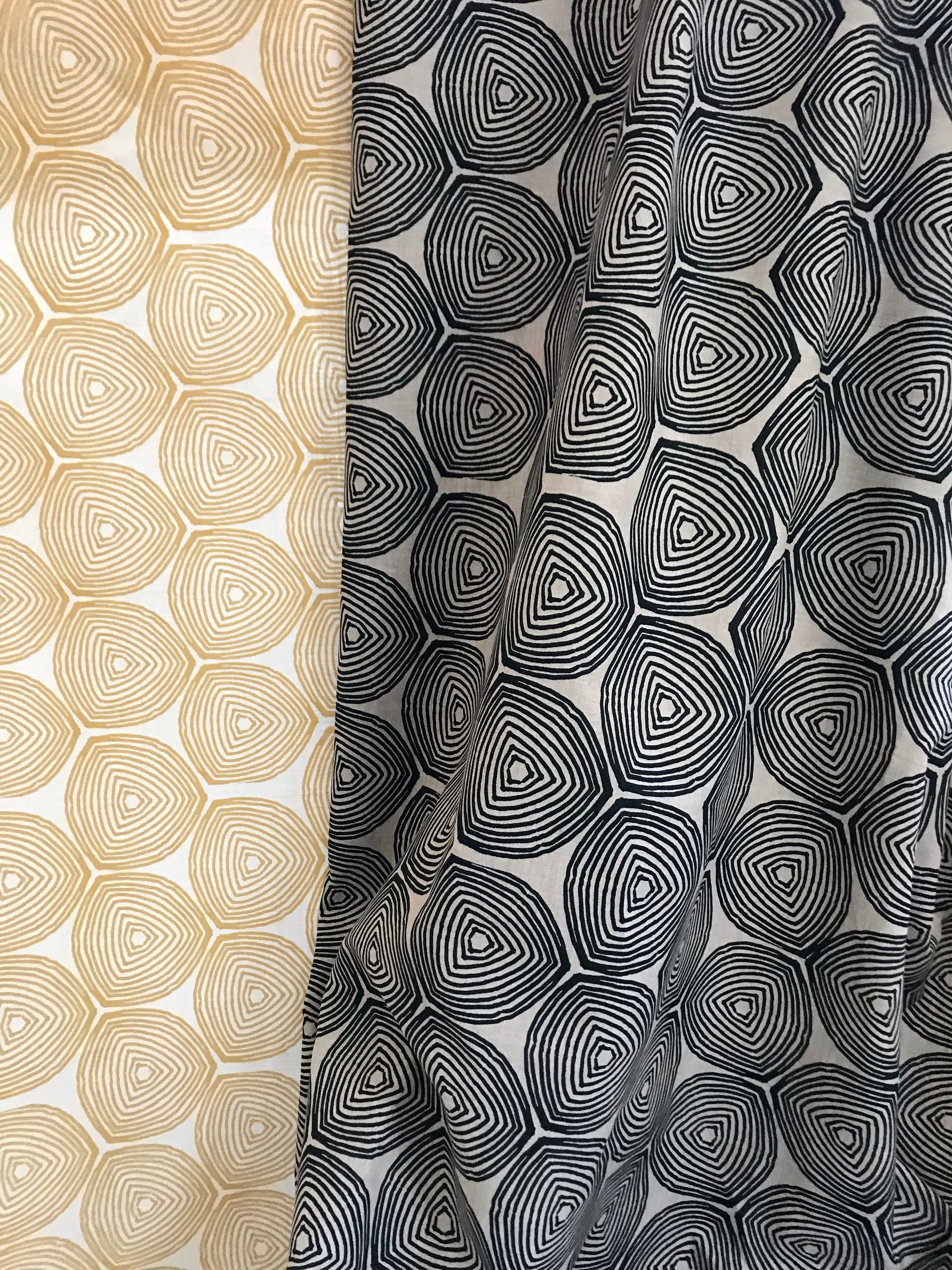 Ward Fabric Dublin on Oatmeal - greige textiles